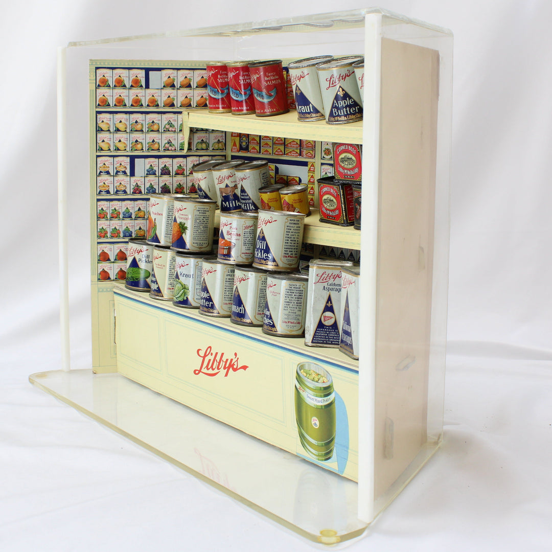 Very Rare 1923 Libby's Grocery Store with Display Counter & 24 Antique